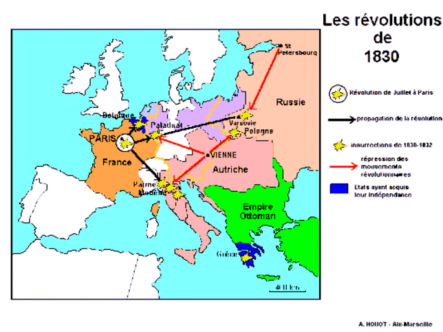 Les révolutions en Europe entre 1789 et 1848 - Cours d'histoire