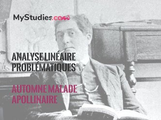 Analyse linéaire - Automne malade - Guillaume Apollinaire