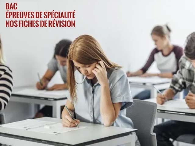 Spécial Bac : fiches de révision pour les épreuves de spécialité