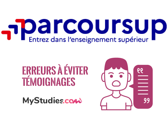Les erreurs à éviter sur Parcoursup (exemples et témoignages)