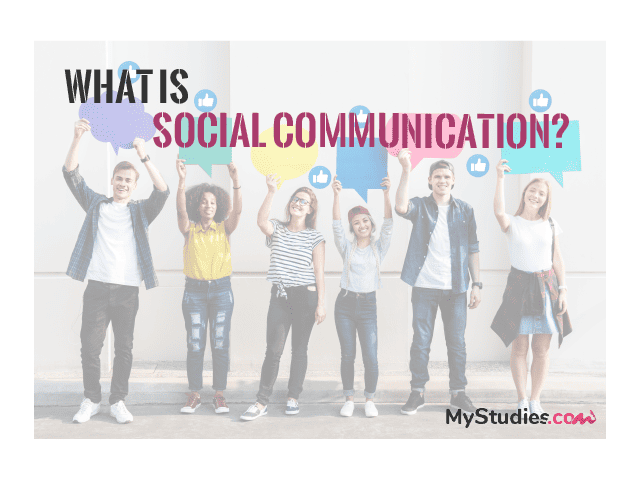 Social communication: definition, objectives, foundations